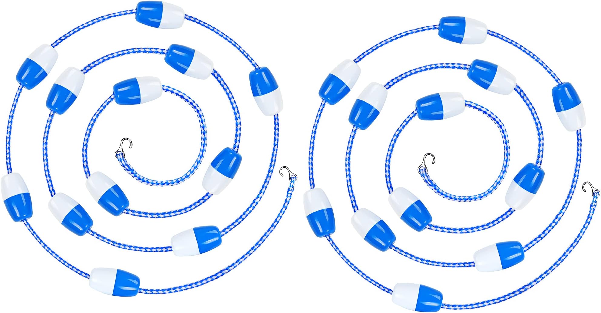 Amazon.com: Honoson 2 Pack 16-20ft Swimming Pool Safety Divider Rope ...