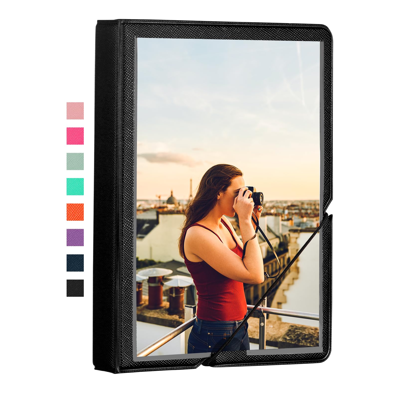 Amazon.com: Lifting Small Photo Album 4x6 28 Pockets Plastic 4 x 6 ...