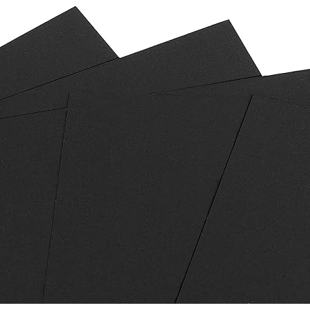 Lakeer A3 Black Paper 180-210 GSM Pack of 25 Sheets-Black - Coloured ...