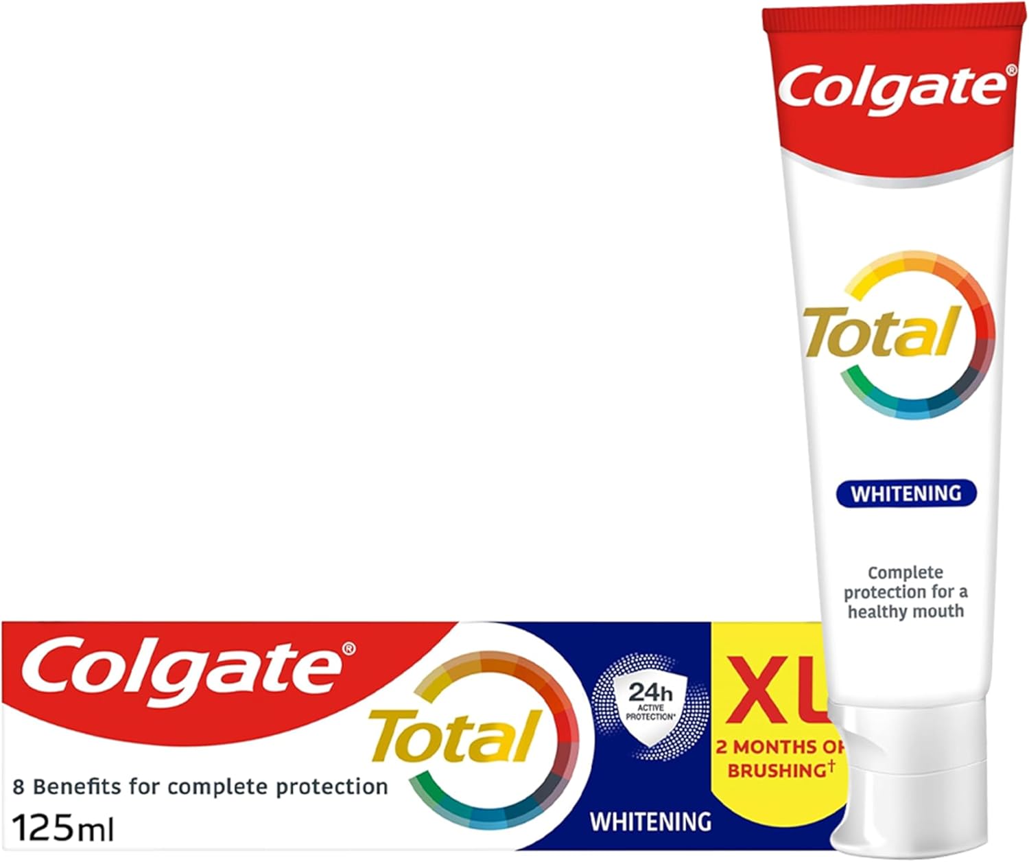 Colgate Total Whitening Toothpaste 125 ml - Fluoride Toothpaste ...