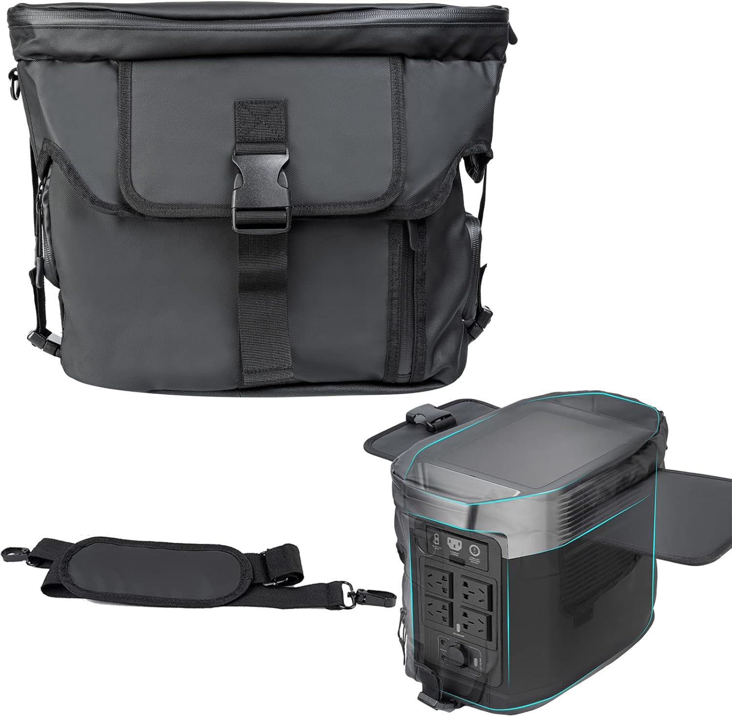 Amazon.com: Aleemin Waterproof Travel Case for EcoFlow DELTA 2 ...