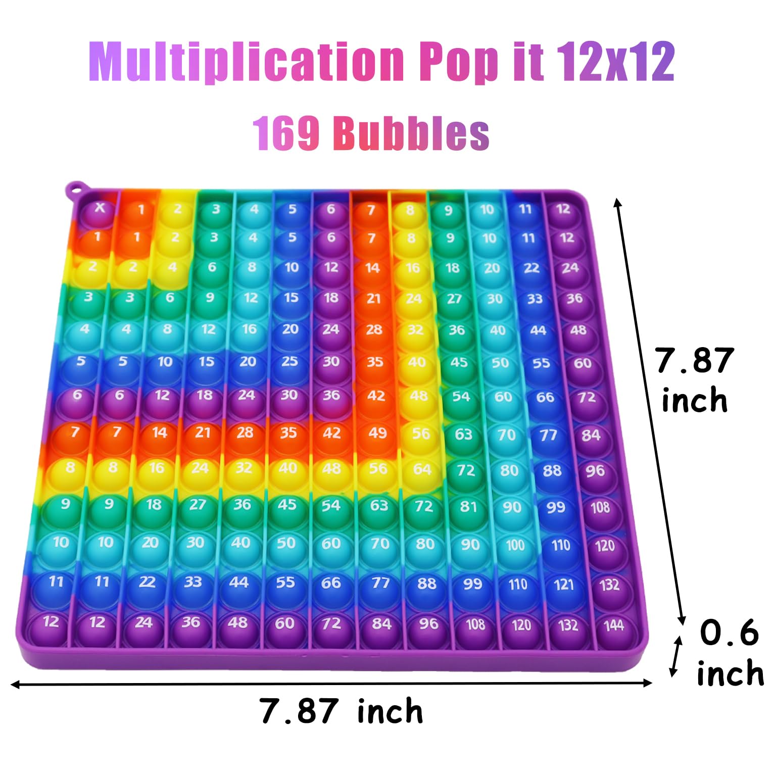 Snapklik.com : Multiplication 12x12, Addition 1-12, Math Fidget Popper ...