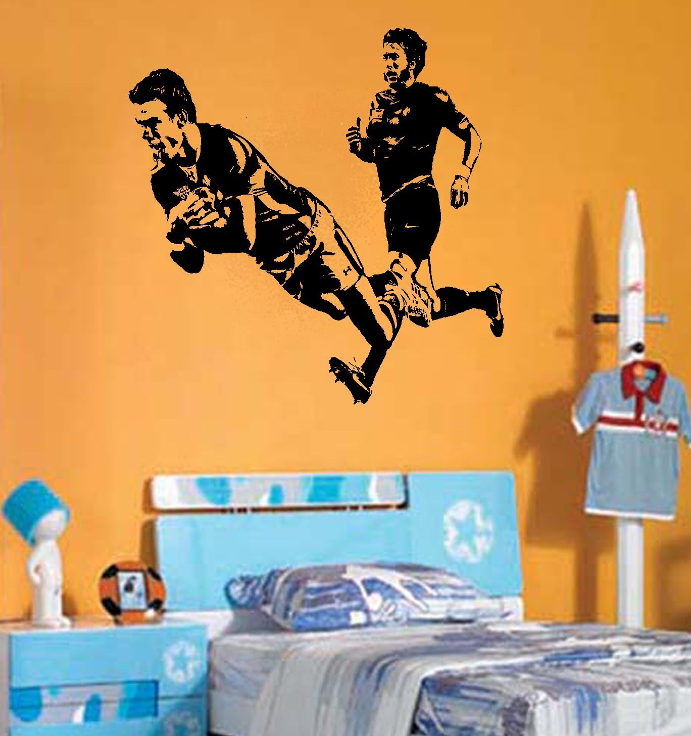 Amazon.com: Mike Phillips Wall Art Sticker Welsh Rugby Player Vinyl ...