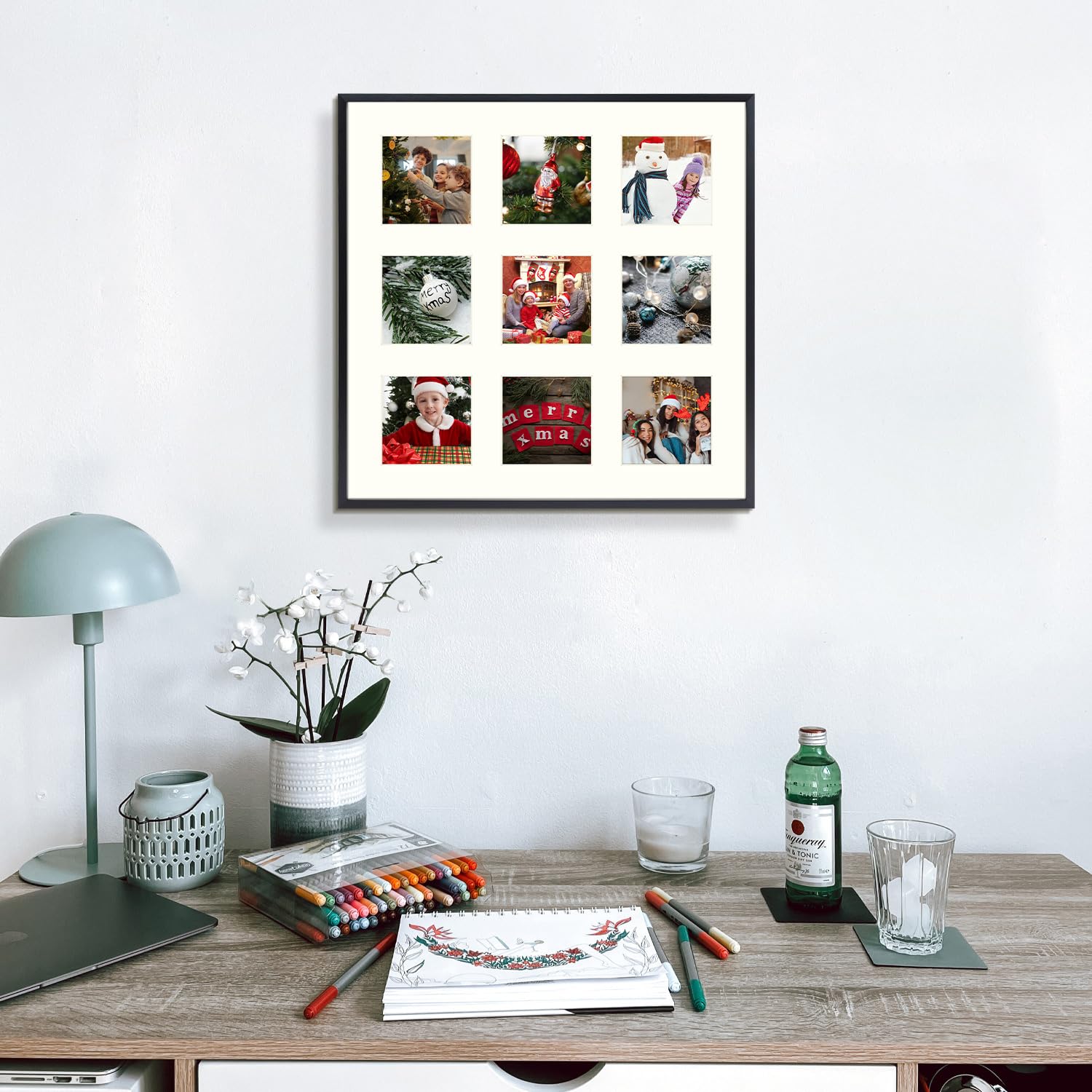 Snapklik.com : Golden State Art, 16X16 Aluminum Square Frame, Displays ...