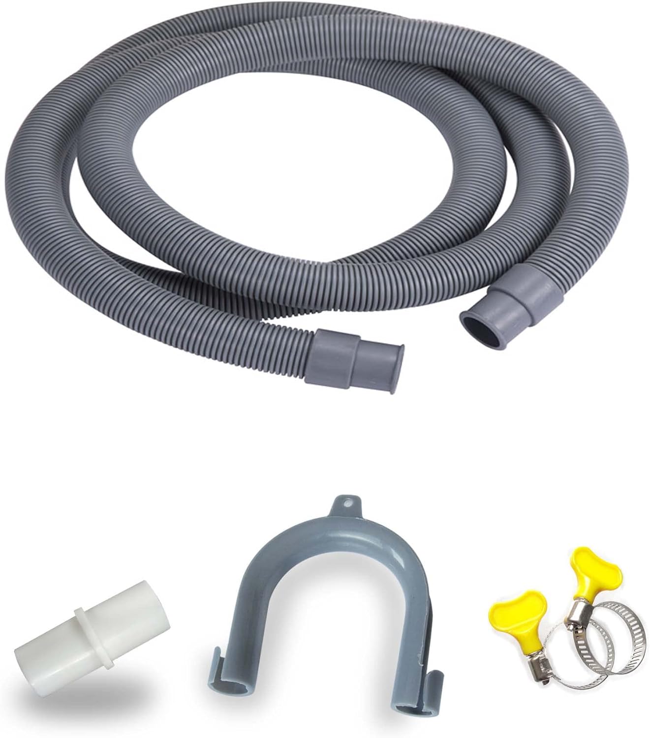 Amazon.com: Universal Washing Machine Drain Hose 6 feet Washer Drain ...