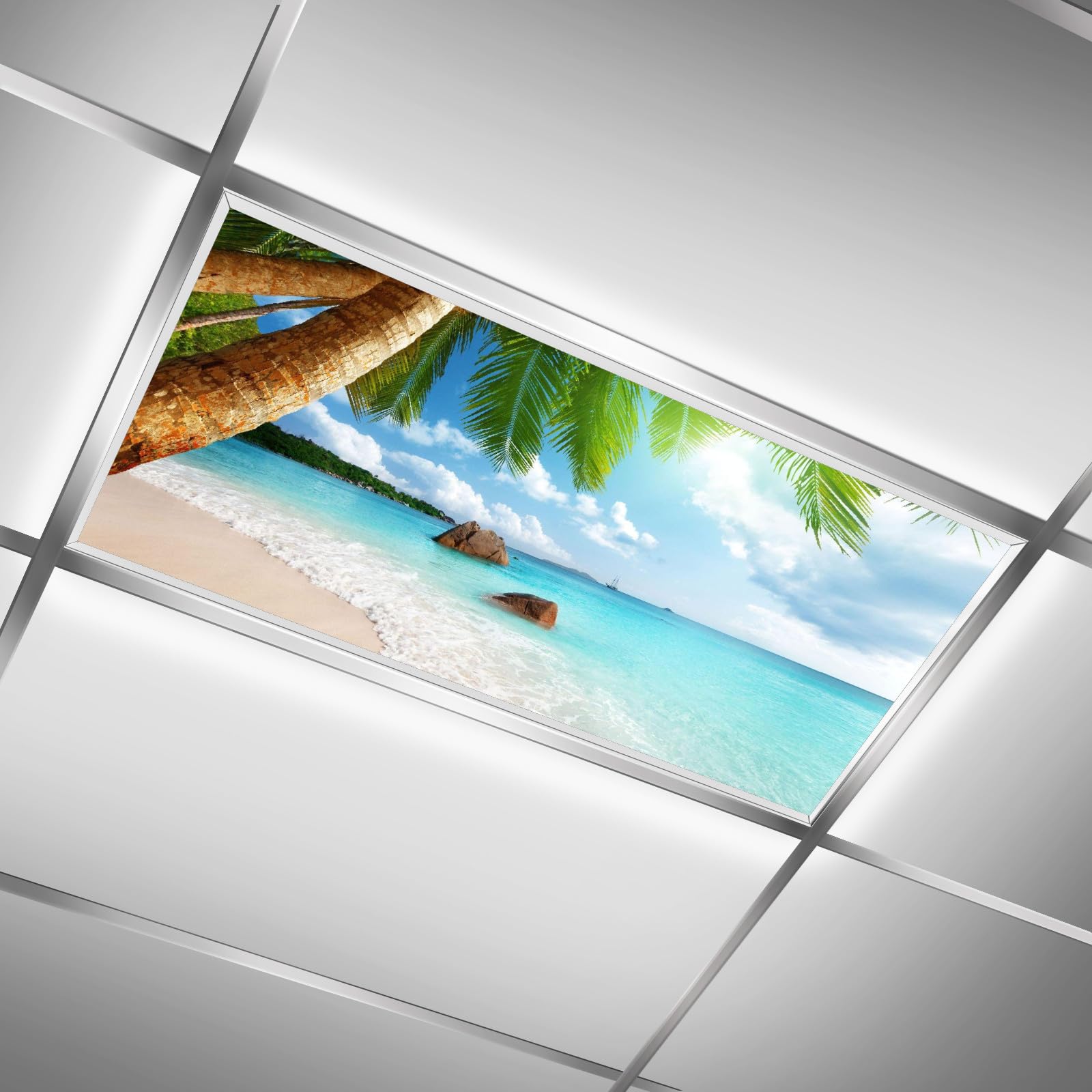 2x4 Fluorescent Light Diffuser Panel OCTO LIGHTS Ocean 001 2 Ft. X 4