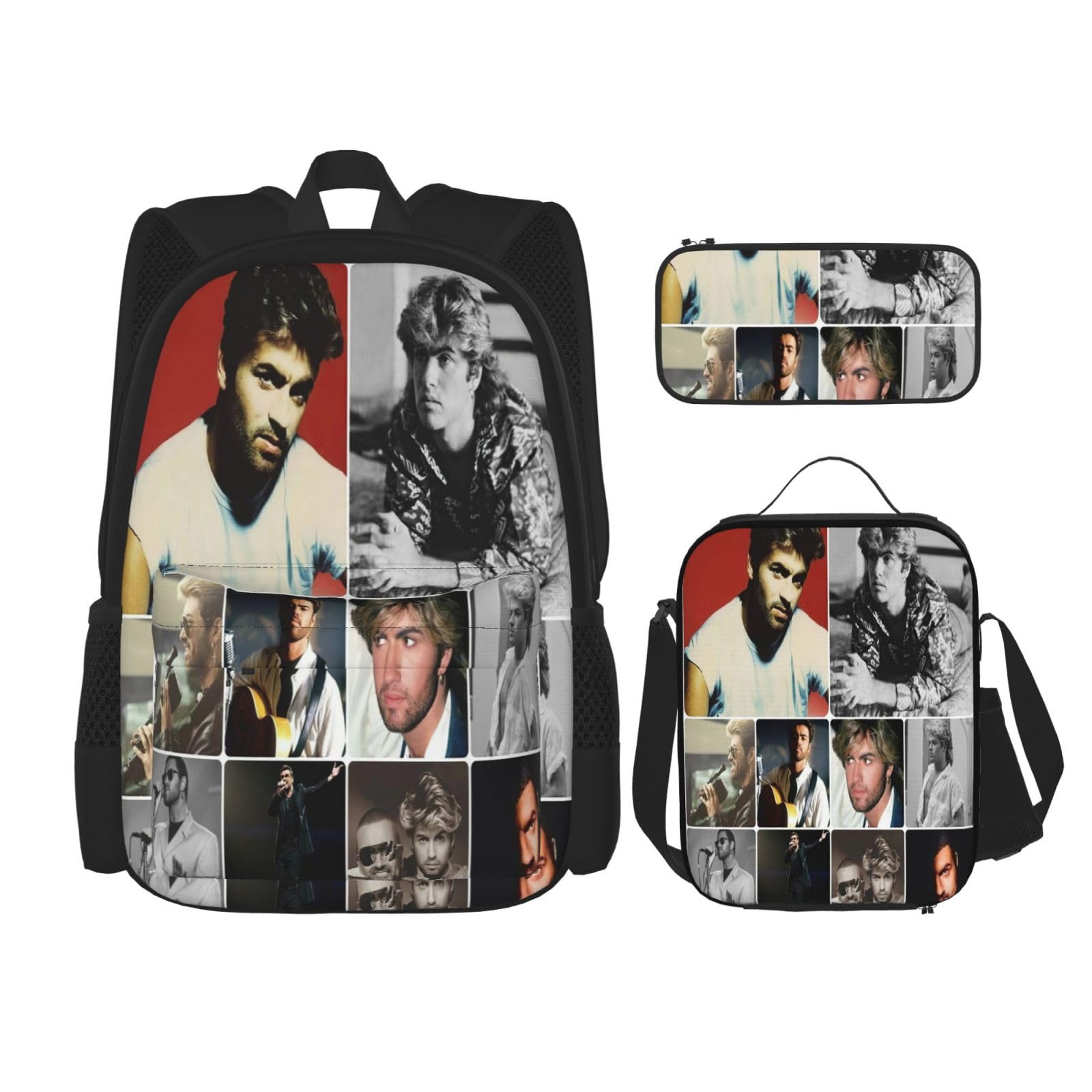 Amazon.com | George Great Artist Michael Backpack 3 Pieces Set With ...