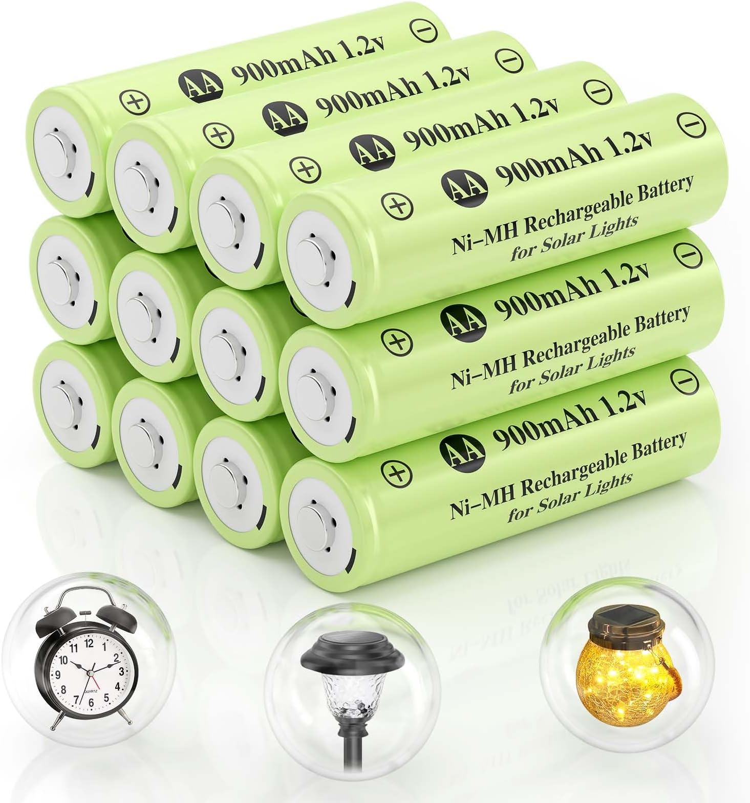 Amazon.com: Howardly 1.2v AA Ni-MH Rechargeable Battery, Double A ...