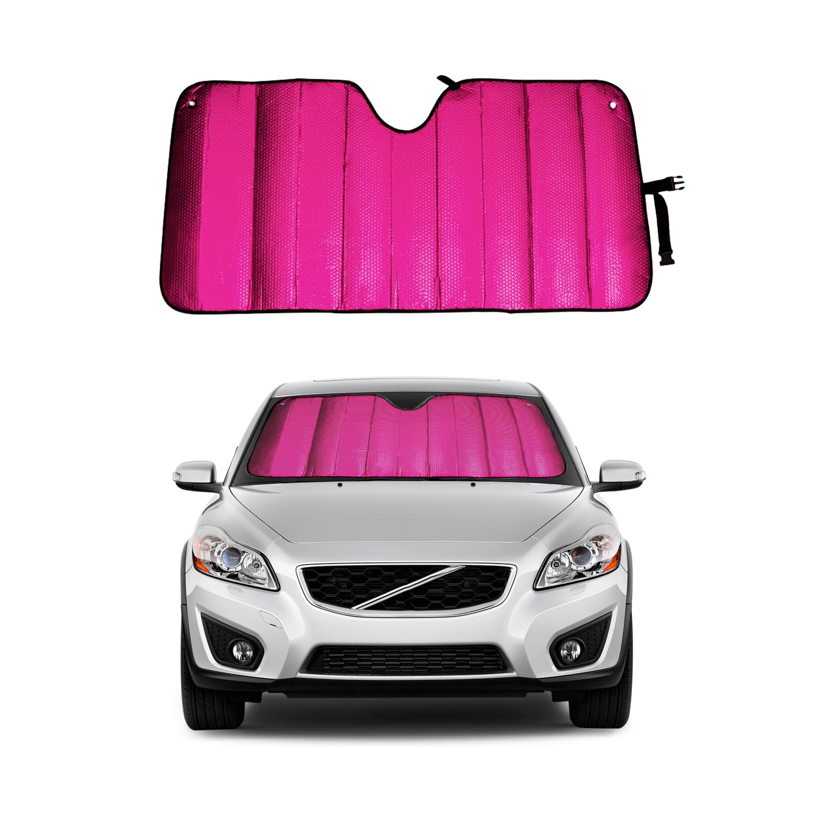 Car Windshield Sunshade, Foldable Front Window Visor Protector, Thicken ...