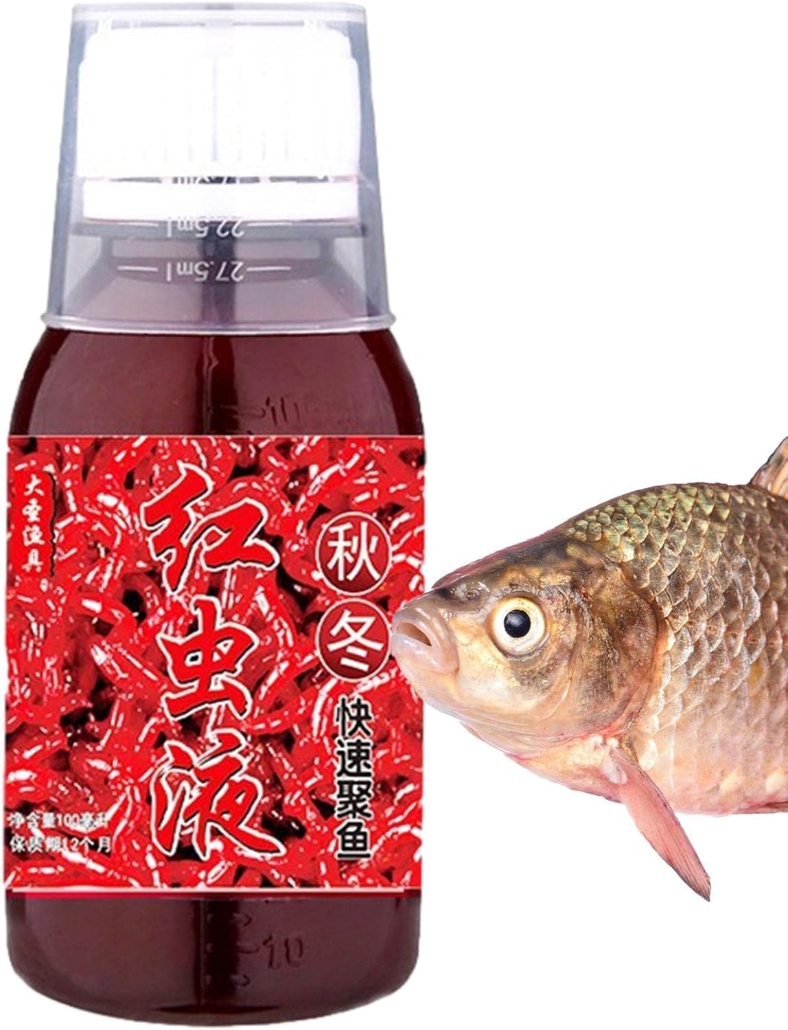 Amazon.com: Kumprohu Red Worm Fish Attractant - 100ml Red Worm ...