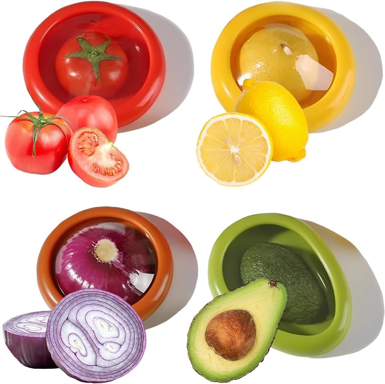 Amazon.com: Silicone Fruit Storage Box,Fruit And Vegetable Anti ...