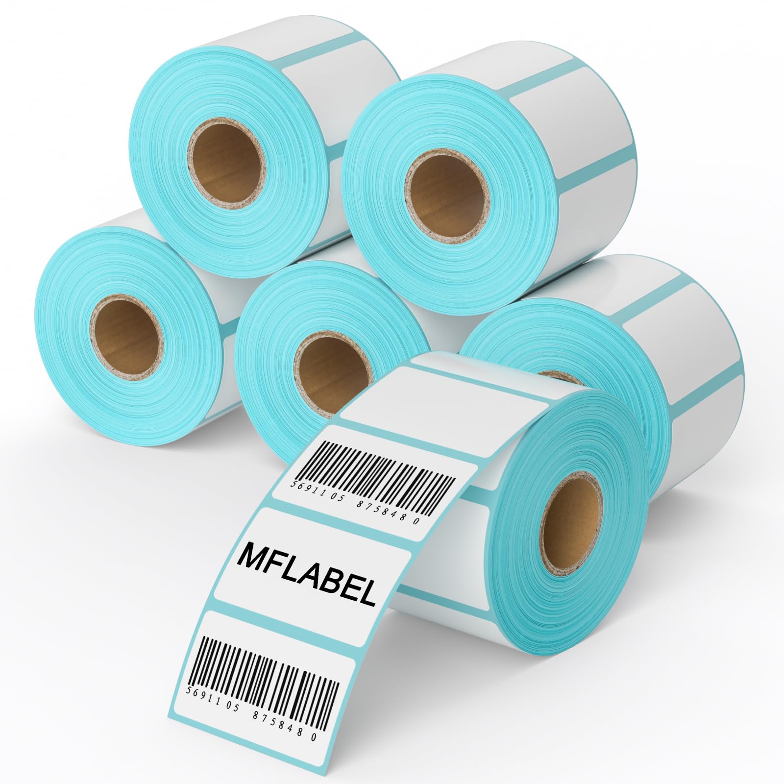 Snapklik.com : MFLABEL 2.25" X 1.25" Thermal Labels (6 Rolls, 1000/Roll ...