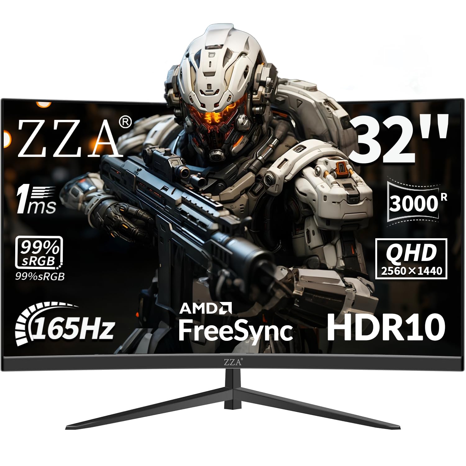 Snapklik.com : ZZA Gaming Monitor 32” QHD