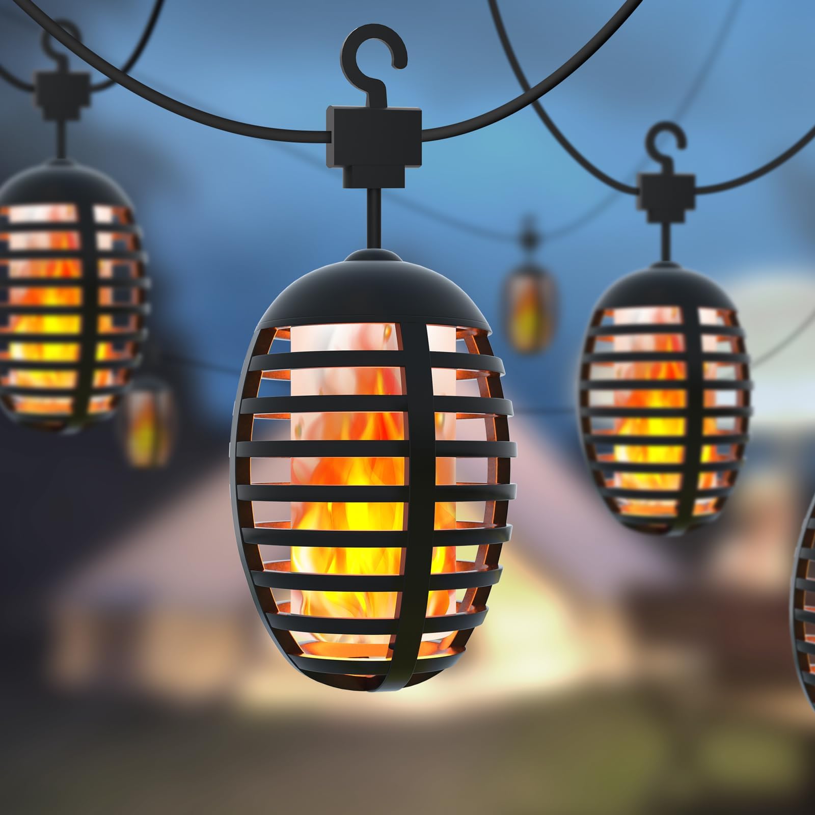 Qedertek Solarleuchten für Außen Garten - 12 Stück 12 LED Solarlampe ...