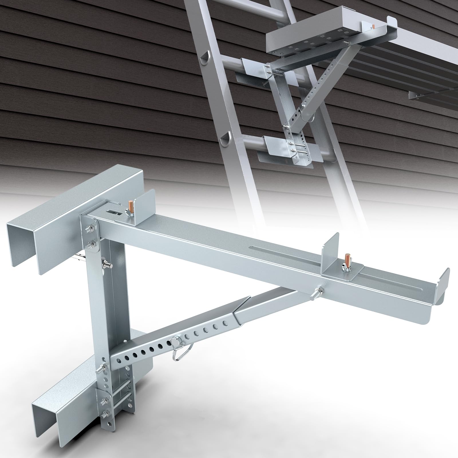 2025 Upgraded Adjustable Ladder Jacks 2 Pack For Scaffolding Platform ...