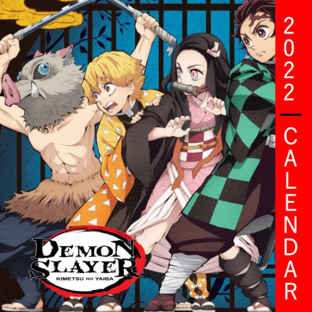 Demon Slayer Calendar 2022 Demon Slayer 2022 Calendar Monthly Calendar | Desertcart Bahamas