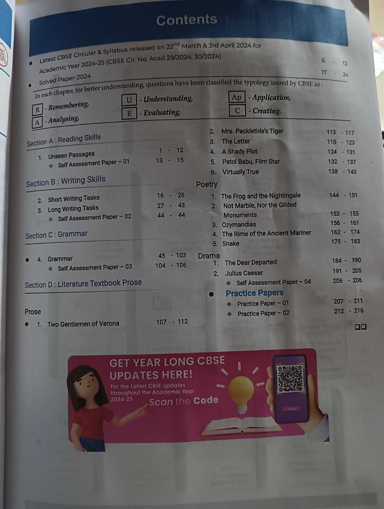 Oswaal CBSE Question Bank Chapterwise and Topicwise SOLVED PAPERS Class ...