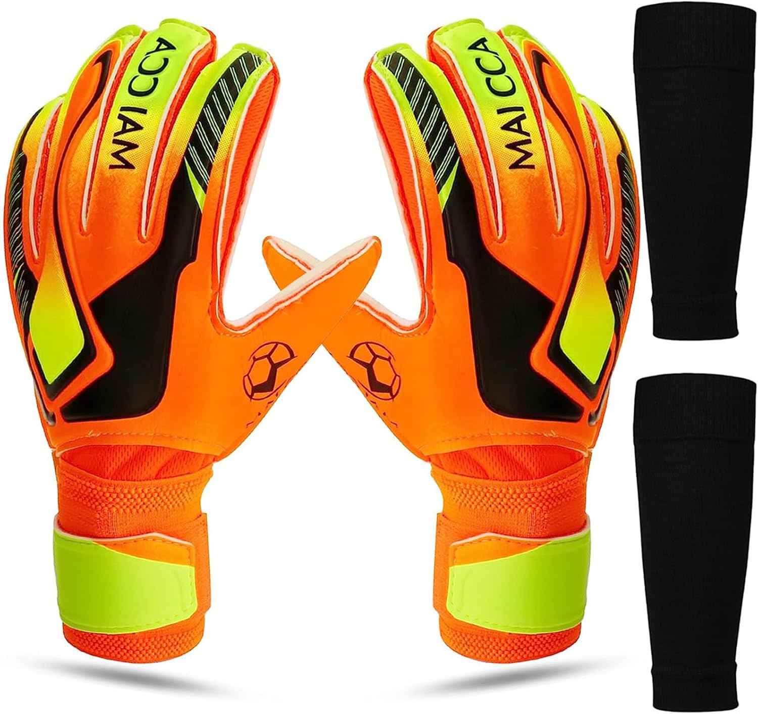 Carseatty Gant de Foot Gardien Enfant, Gants de Gardien avec Protège ...