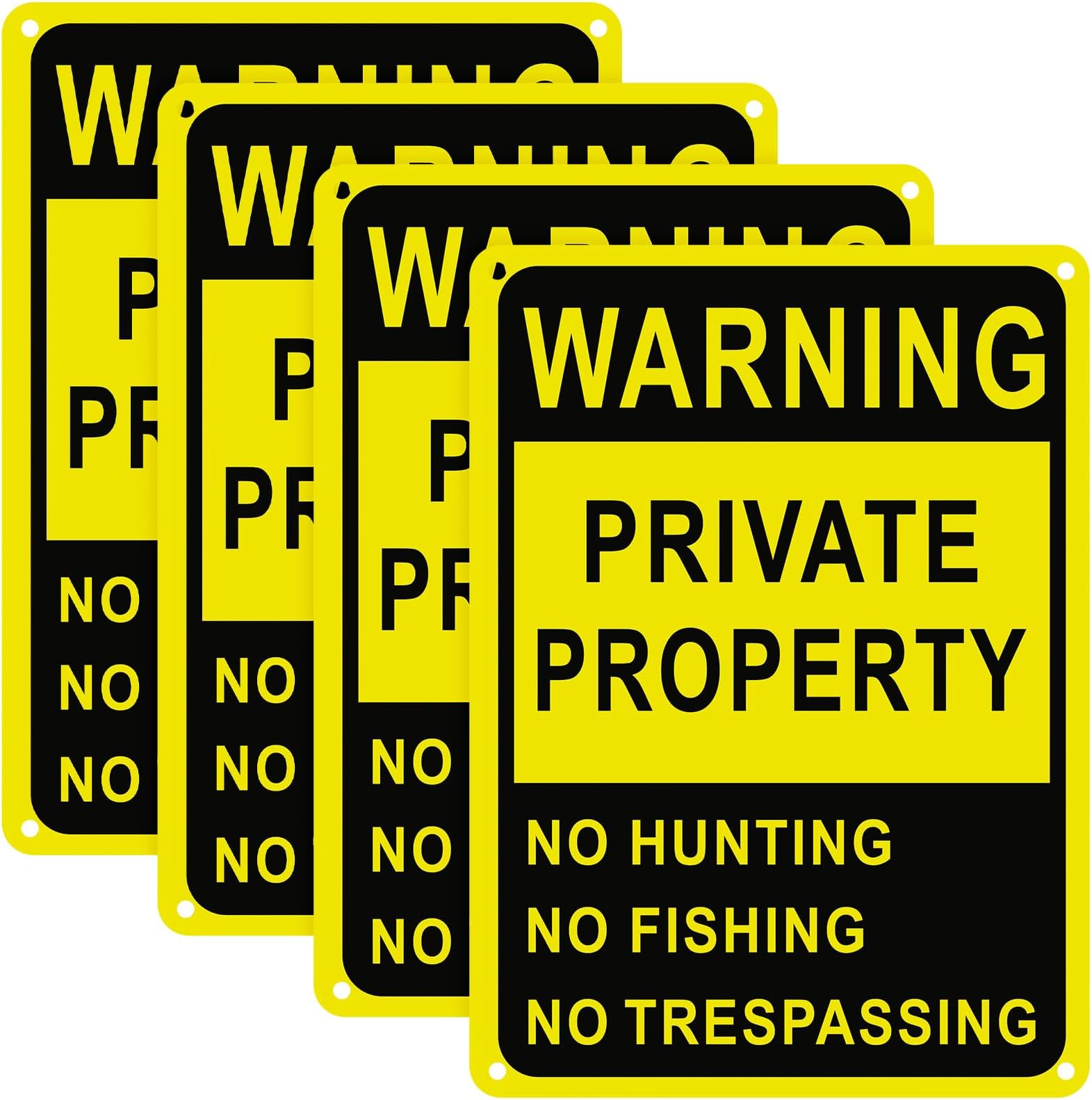Amazon.com: Sunburst Systems 8616 No Hunting/Trespassing Property ...