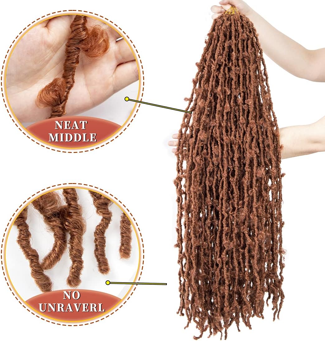 36 Inch Butterfly Locs Crochet Hair 5 Packs Distressed Faux Locs ...