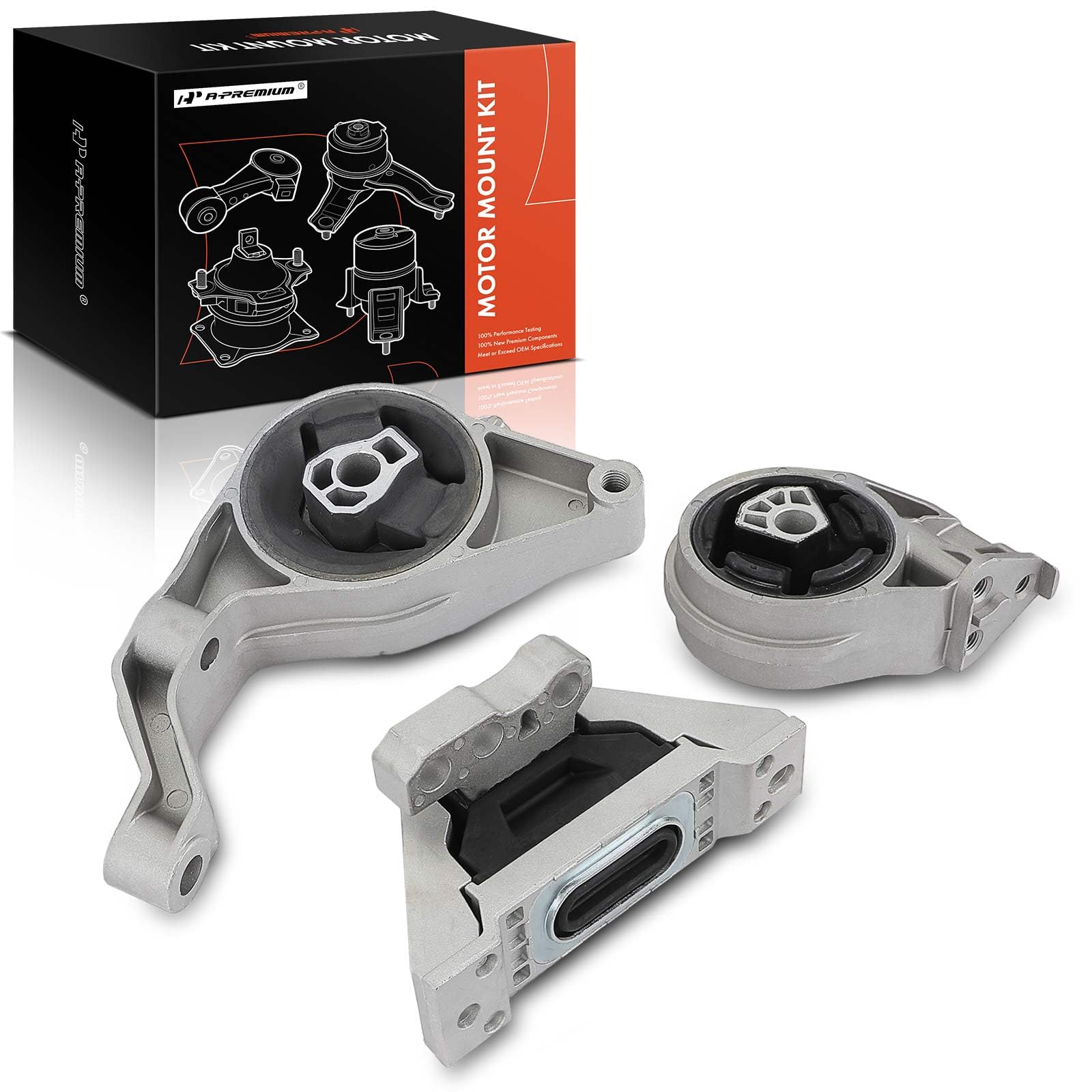 Amazon.com: A-Premium 3PCS Engine Motor Mount and Transmission Mount ...