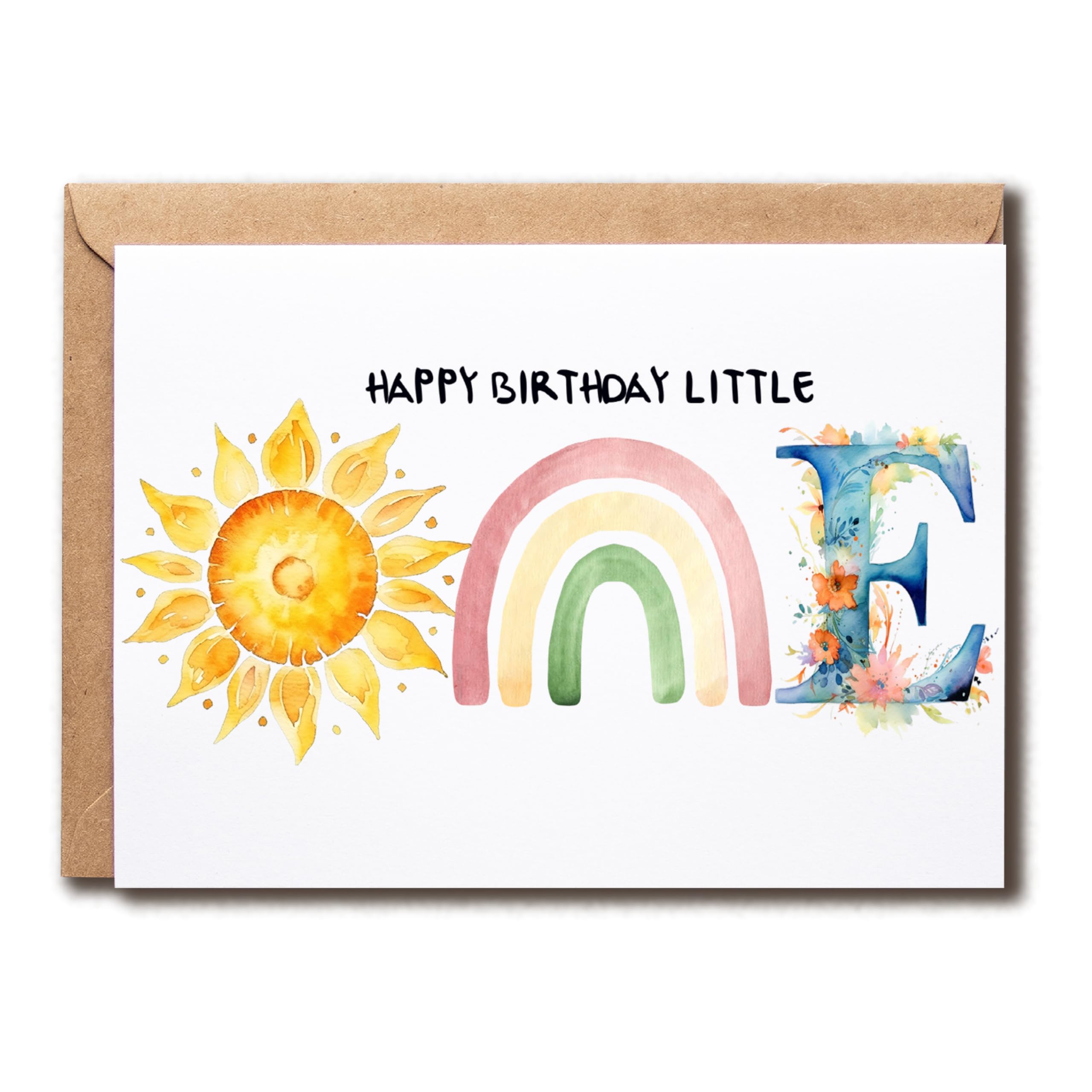 Amazon.com : BNJDesigns Happy Birthday Little One - Happy 1st Birthday ...