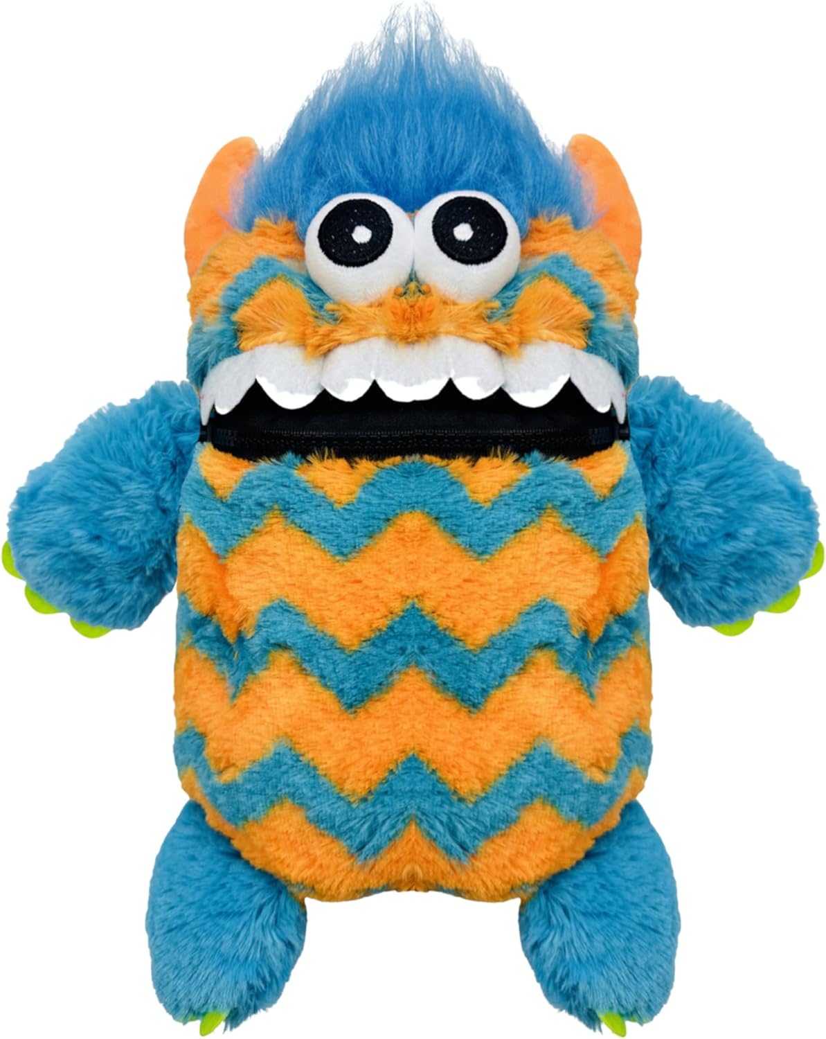 Lizzy Children's Kids Worry Monster 35cm | Soft Plush Toy With Zip Up ...
