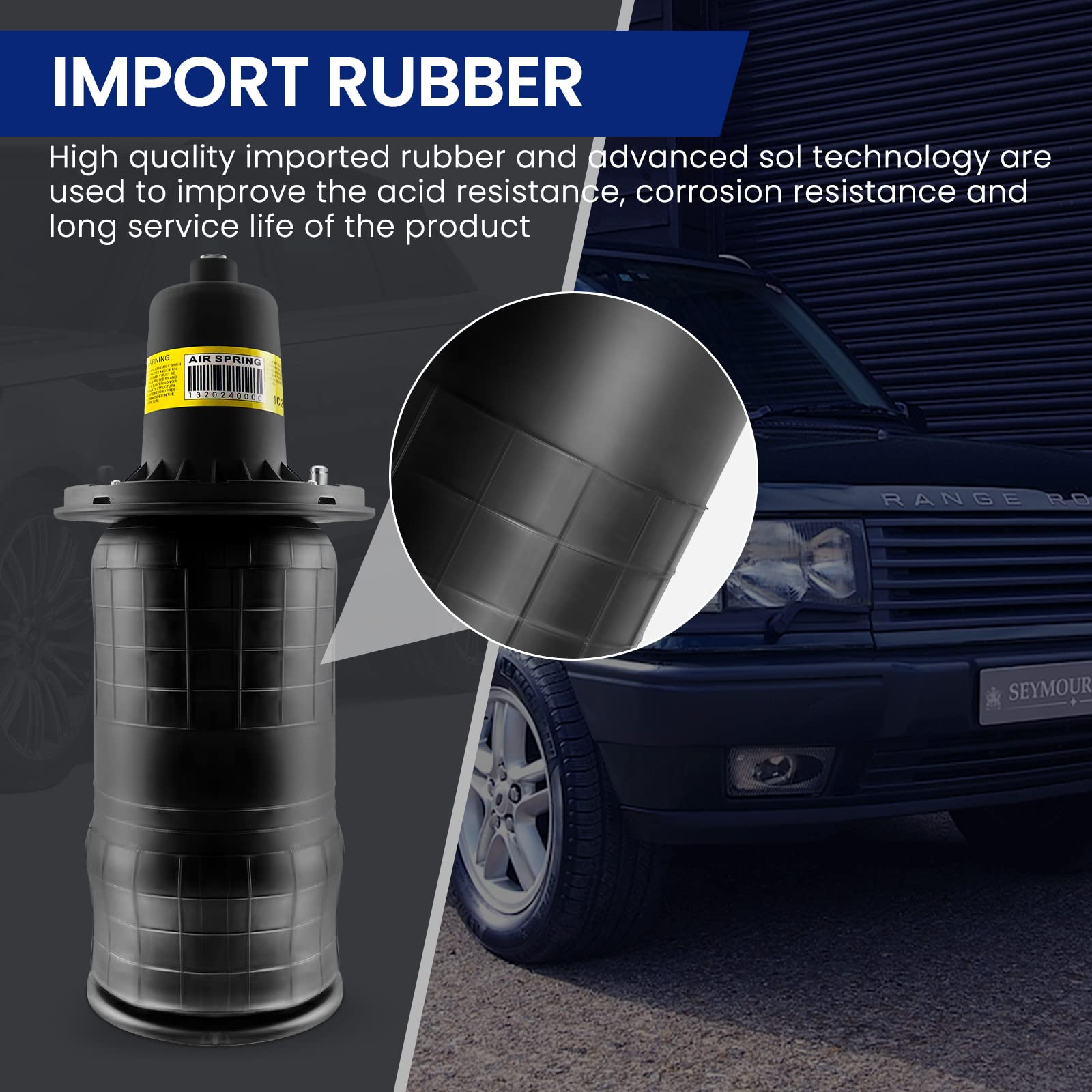 サスペンション 新しい！ランドローバーLR4 OEMフロントエアサスペンションストラットRNB501600 LR016415 New ...