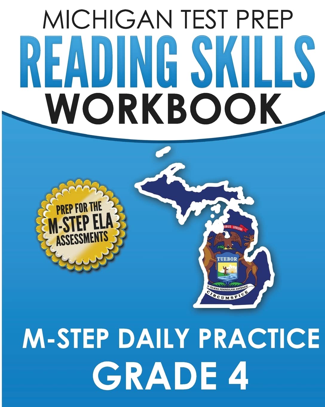 Amazon.com: MICHIGAN TEST PREP Reading Skills Workbook M-STEP Daily ...