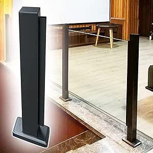 Amazon.com: ORBATT Glass Railing Post Glass Balustrade Post Wood ...