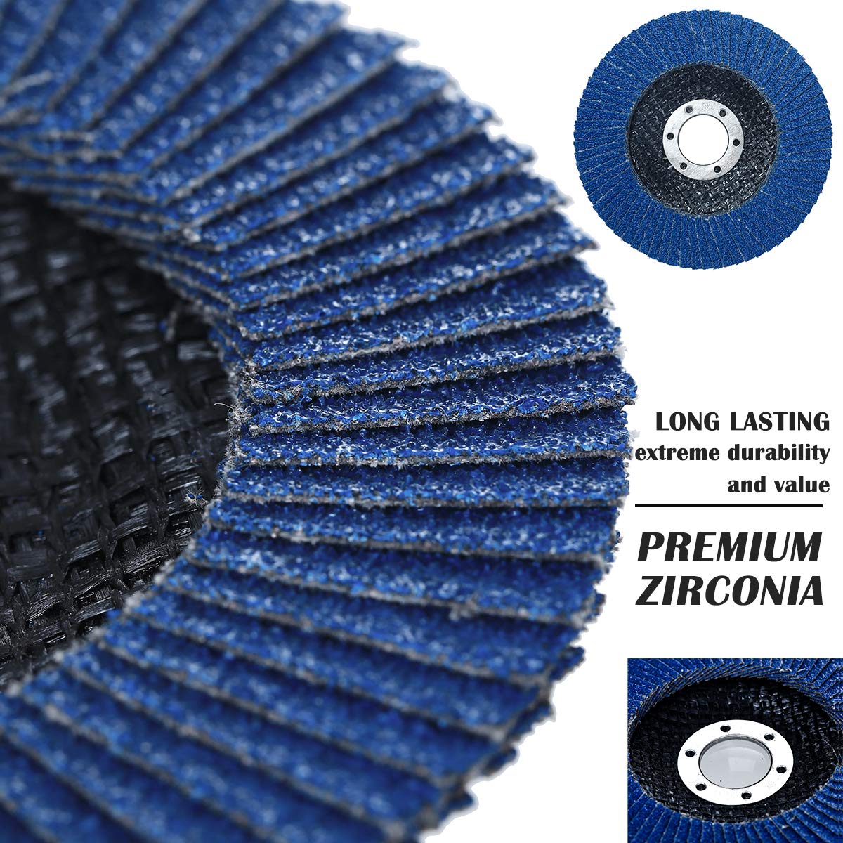 Snapklik.com : 28 Pack 4 1/2 Inch Flap Disc Angle Grinder Sanding Disc ...