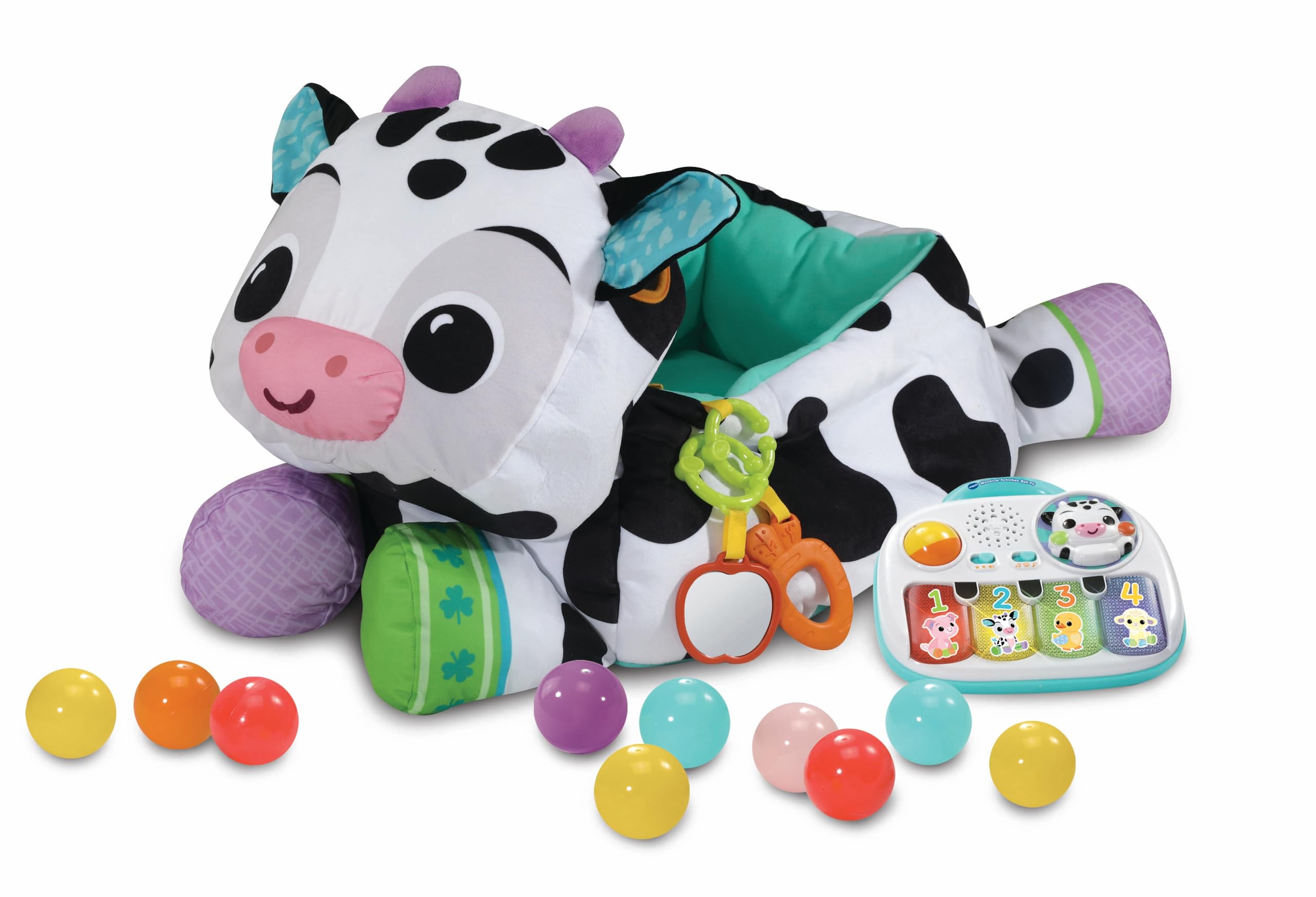 VTech Baby Moosical Activities Ball Pit, 30 Colourful Balls, Detachable ...