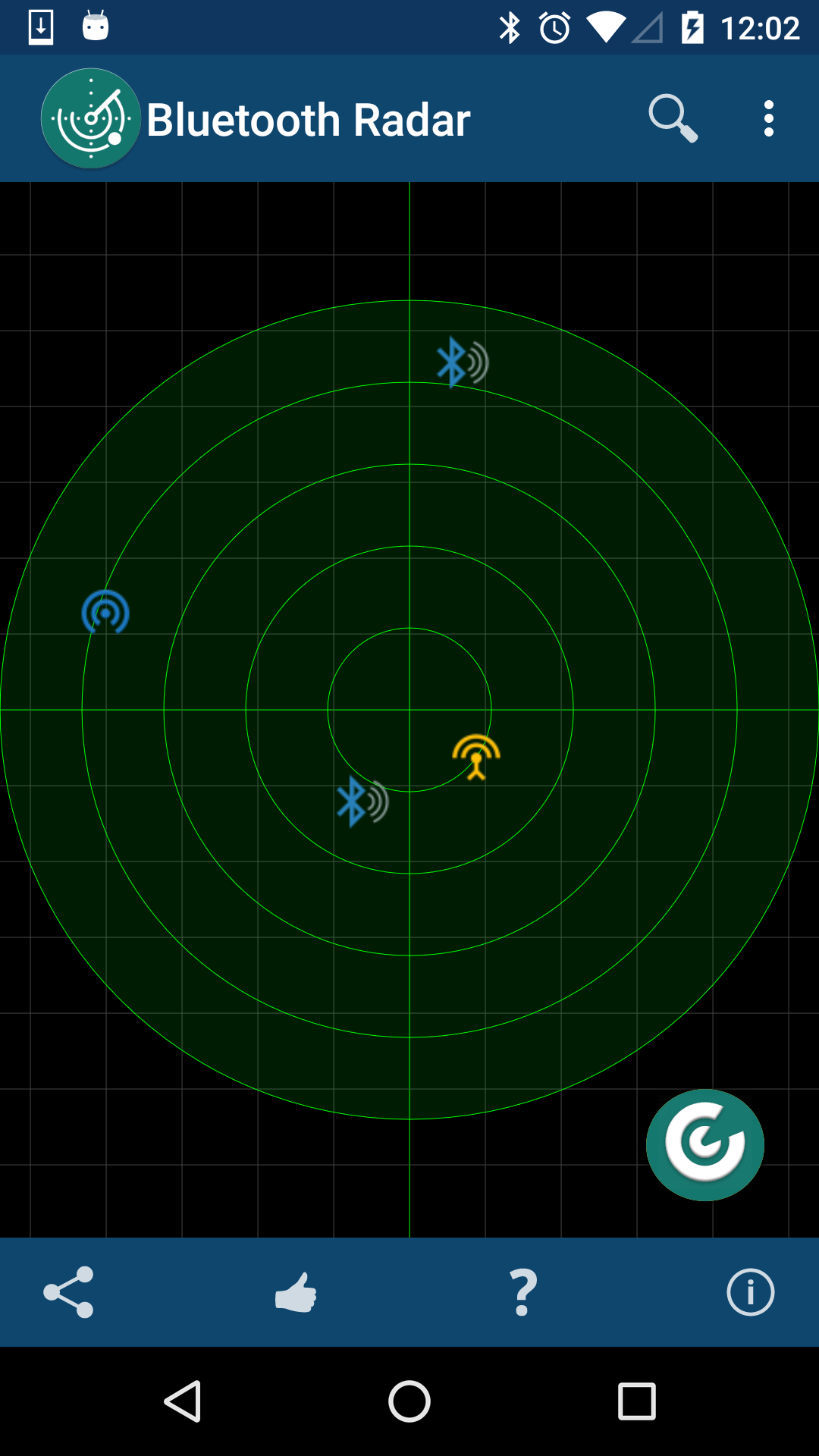 Bluetooth LE Smart Radar - Application sur Amazon Appstore