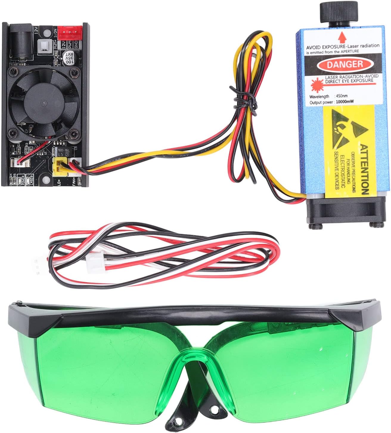 Amazon.co.jp: 12V MAX Line Laser, 10W Laser Kit Manual Leveling Rotary ...