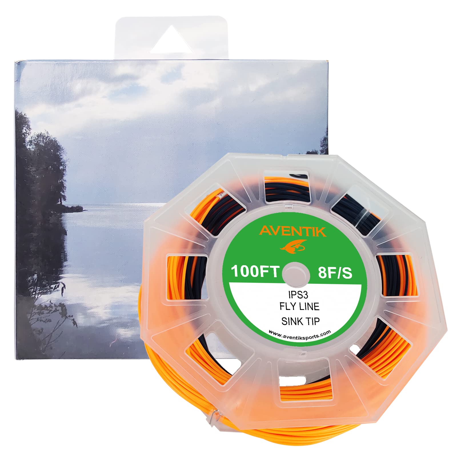 Snapklik.com : Aventik Sinking Tip Fly Line Fly Fishing Weight Forward ...