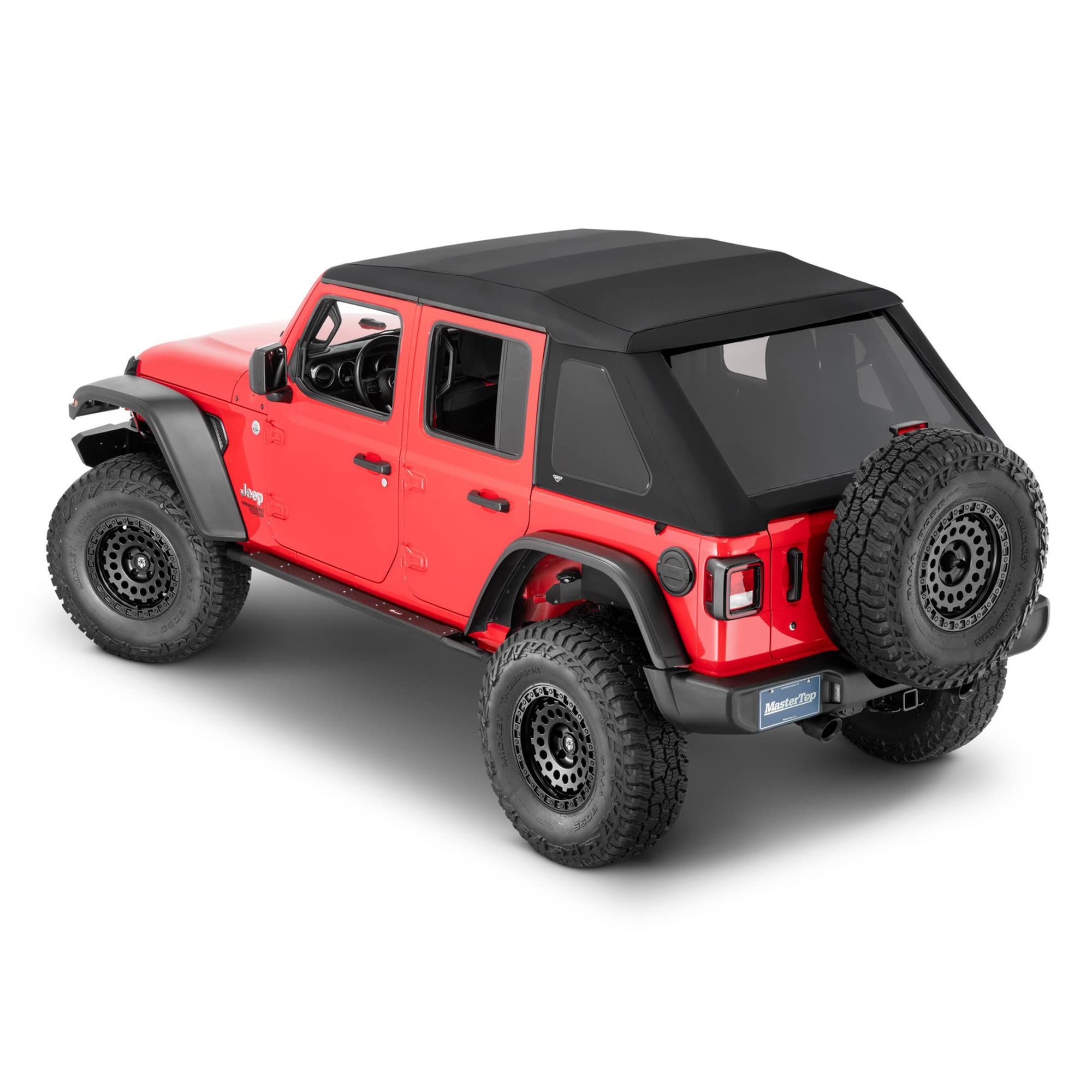 Buy MasterTop SkyMaster Frameless Fastback Soft Top - Fits Jeep ...