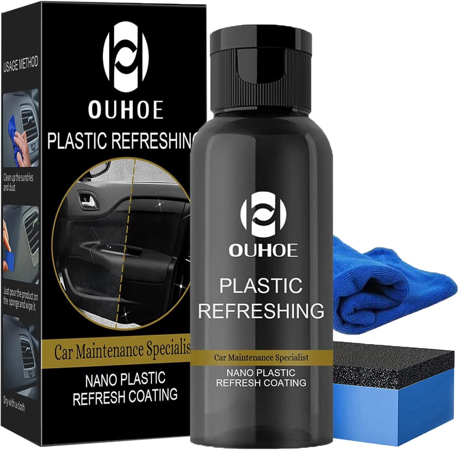 NNBWLMAEE Ouhoe Plastic Refreshing, Car Plastic Revitalizing Coating ...