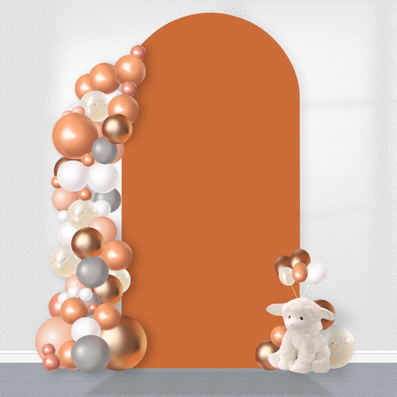 Amazon.com: Arch Backdrop Cover, 7.2FT Wedding Arch Cover Spandex ...