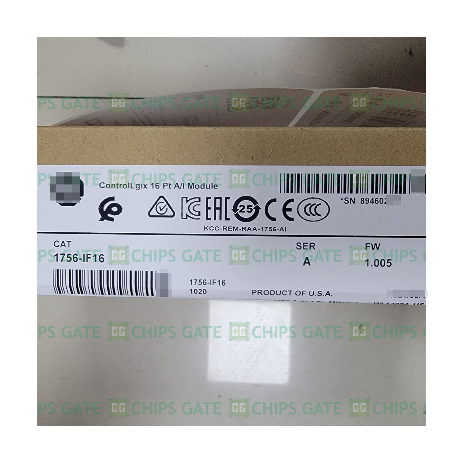 2021-2022 New Factory Sealed 1756-IF16 SER A ControlLogix 16 Point A/I ...