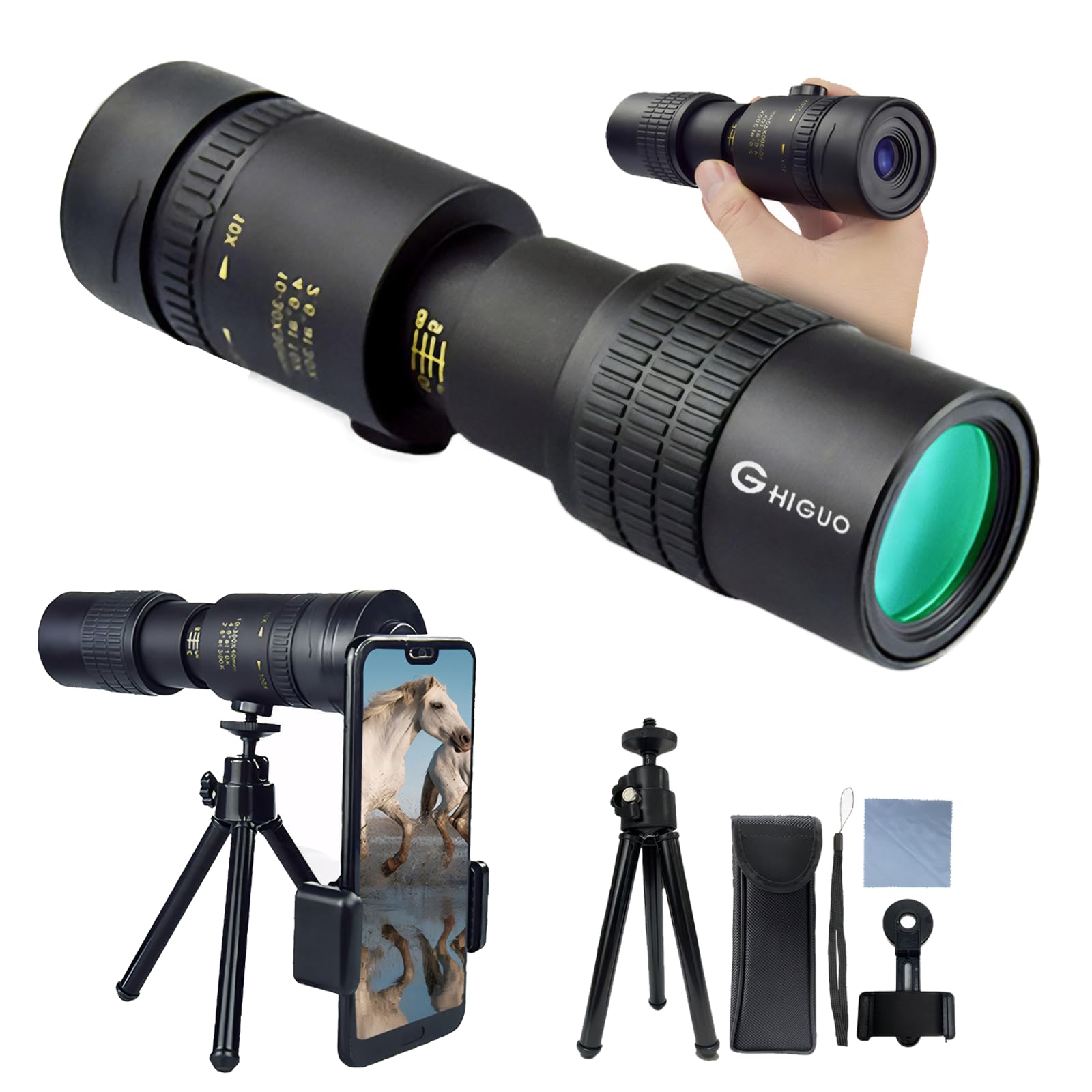 Amazon.com : 30x40 Monoculars for Adults High Powered, Compact ...