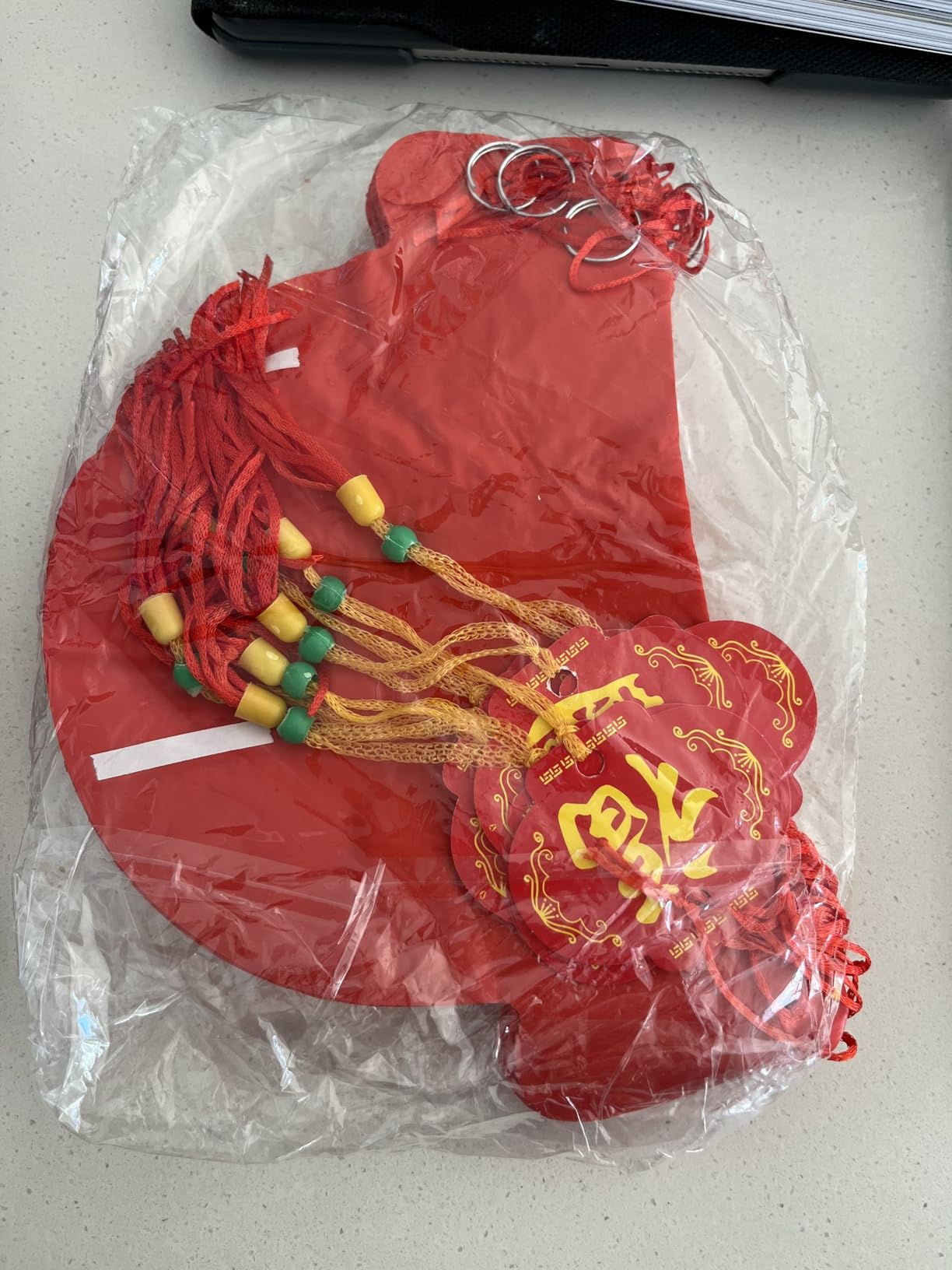 XUANZHI 20 Pieces 10 Inch Chinese Red Paper Lanterns Festival ...
