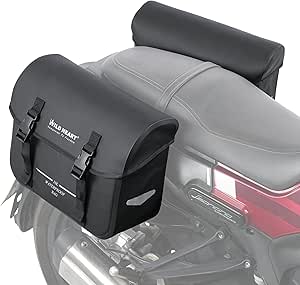 Amazon | WILD HEART オートバイサドルバッグ防水バッグレトロテールバッグ 20L (10L*2) スポーツスターソフトテールダイナロードキング用レインカバー不要 | ツール ...