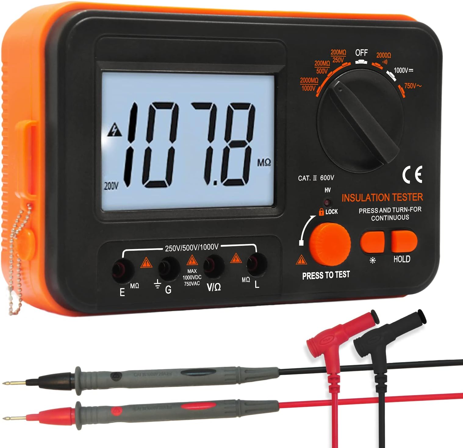 Buyee Vc60b+ Insulation Resistance Tester Meter Megohmmeter [Energy ...