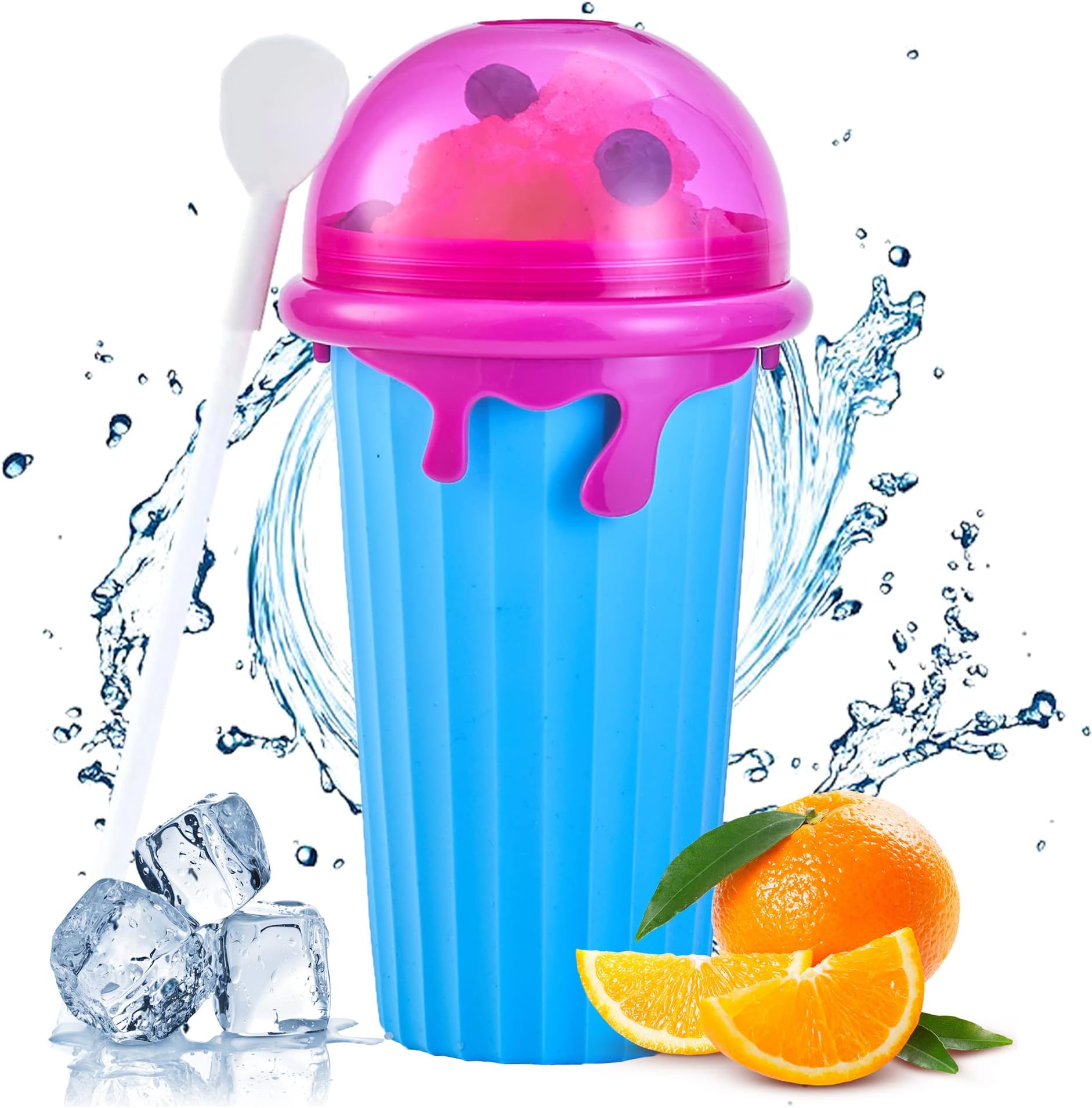 Amazon.com: NUGYK Slushie Cup Slushy Maker Cup, Upgraded 500ML TIK TOK ...