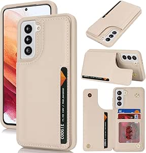 Amazon.com: iCoverCase Compatible with Samsung Galaxy S21 FE Case with Card Holder, S21 FE ...