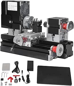 100‑240V Micro Draaibank Machine Mini Metalen Draaibank Frezen ...