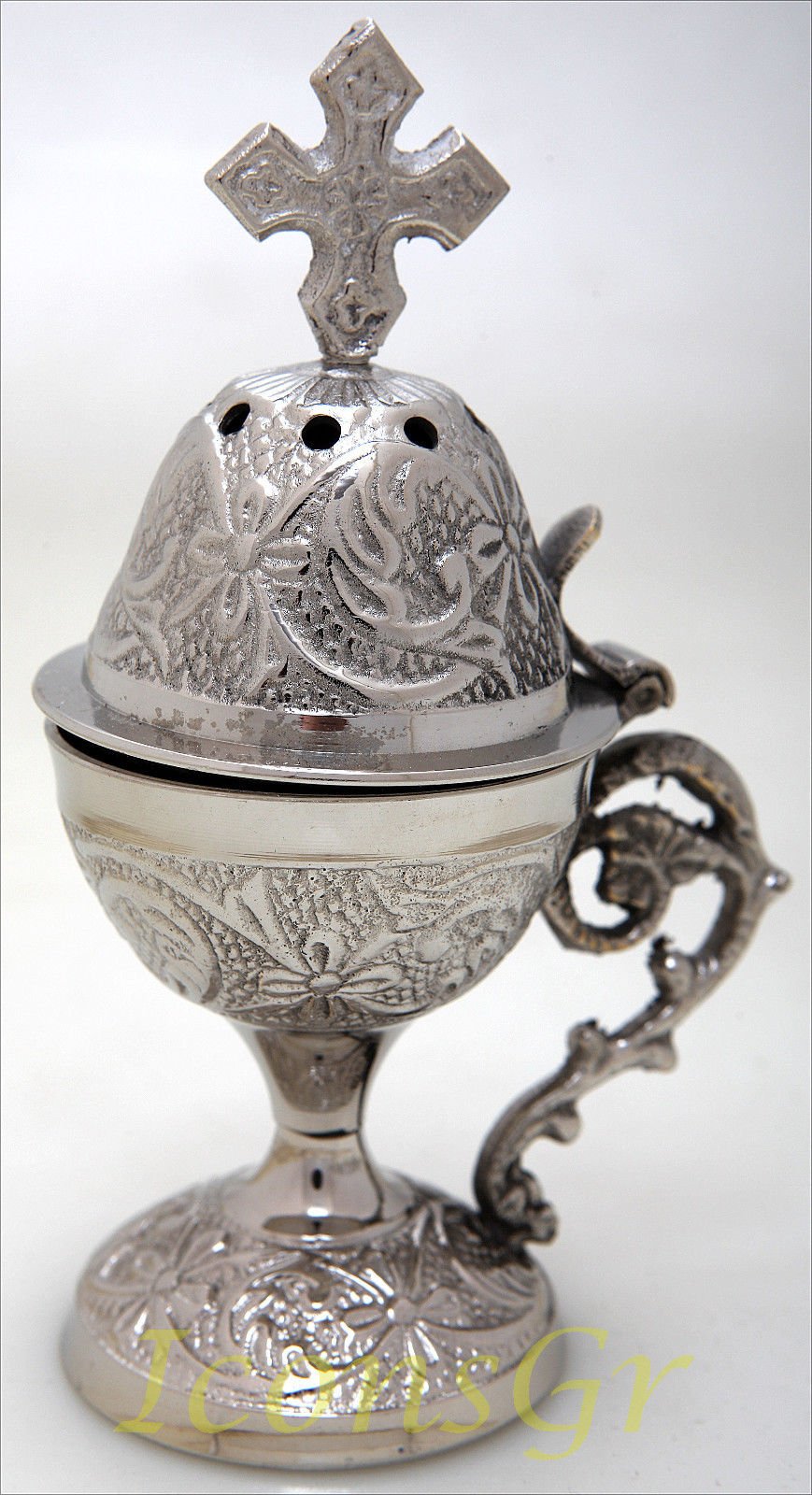 Amazon.com: Christian Byzantine Orthodox Greek Censer Incense Burner ...