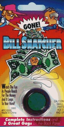 Amazon.com: Set of 12-Dollar Bill Snatcher-Gag Gift. : Toys & Games