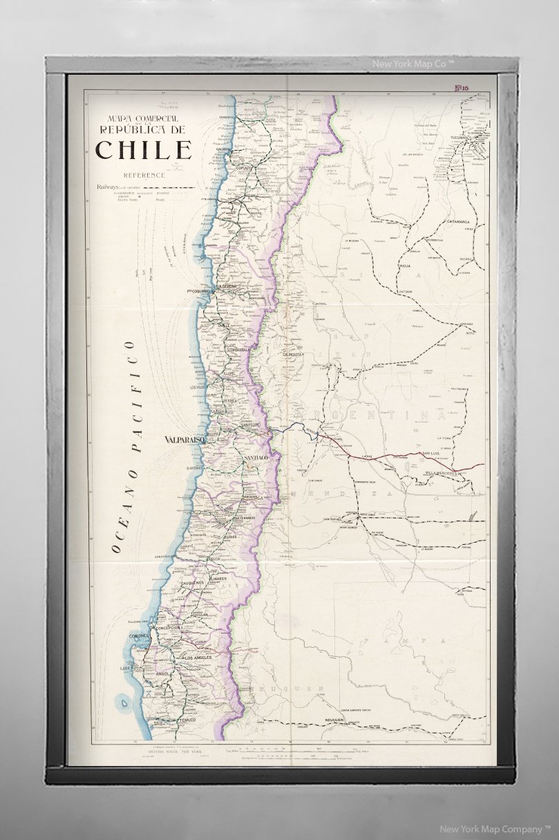 Mapa De Chile Información E Imágenes Con Mapas De CHILE Político,