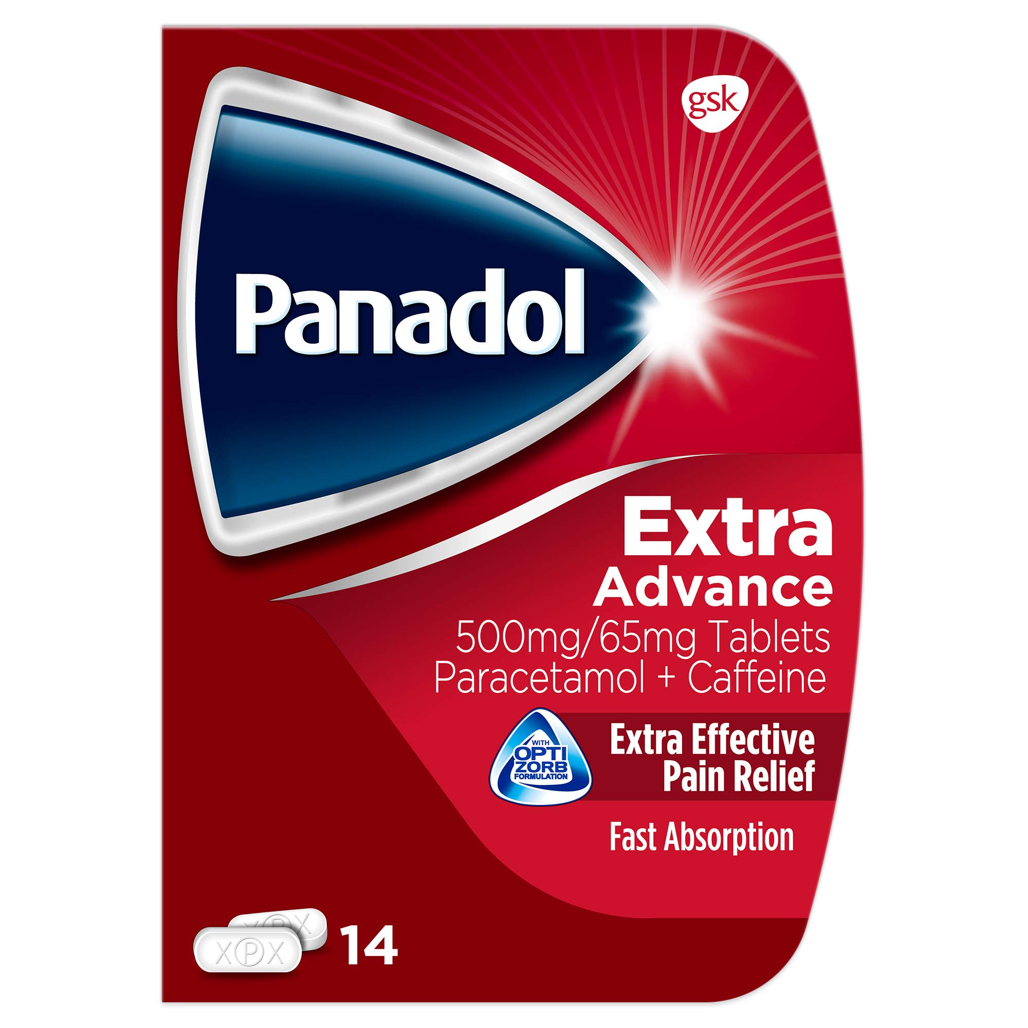 Buy Panadol Paracetamol Caffeine Pain S 500mg 65mg Red 14 Count Buy Panadol Paracetamol Caffeine Pain S 500mg 65mg Red 14 Count